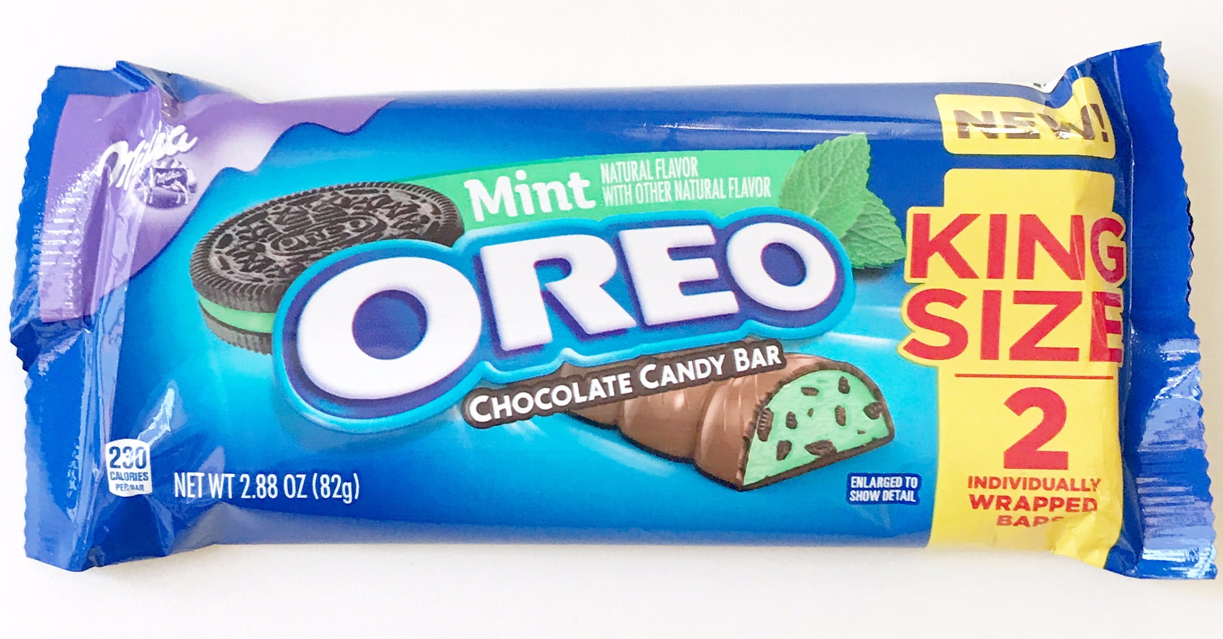 Oreo Mint Flavored Chocolate Candy Bar Review | PS Food