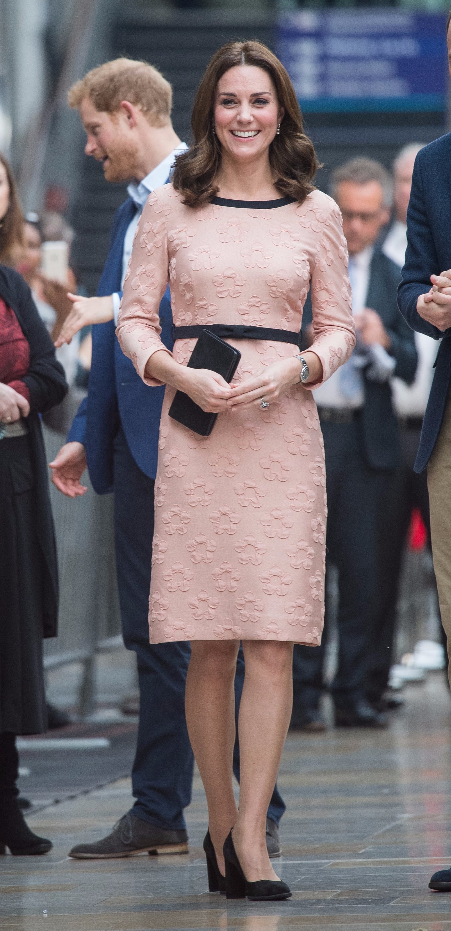 Kate Middleton Pink Orla Kiely Dress | PS Fashion