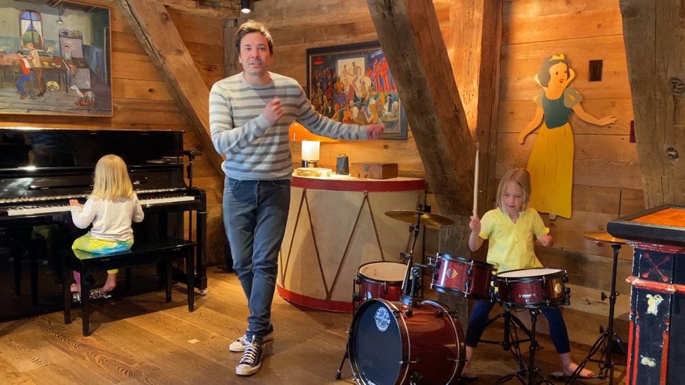 Jimmy Fallon Reflects on The Tonight Show at Home With Kids | POPSUGAR ...