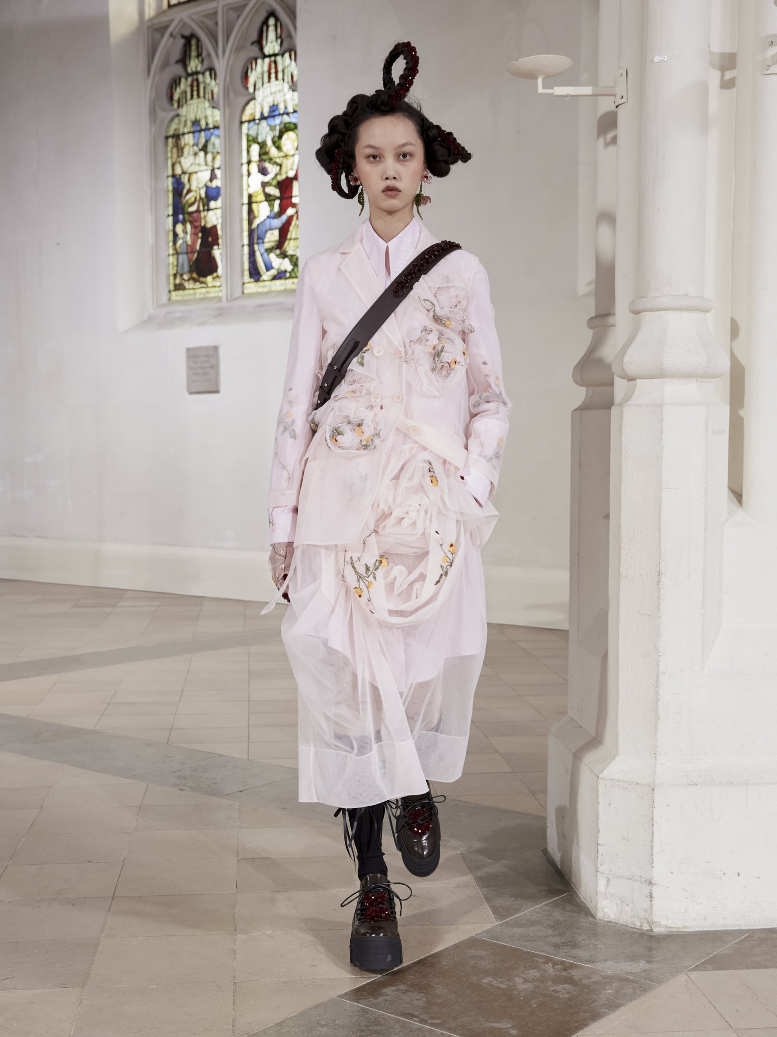 Simone Rocha Fall 2021 Features Patchwork and Regencycore | PS Fashion