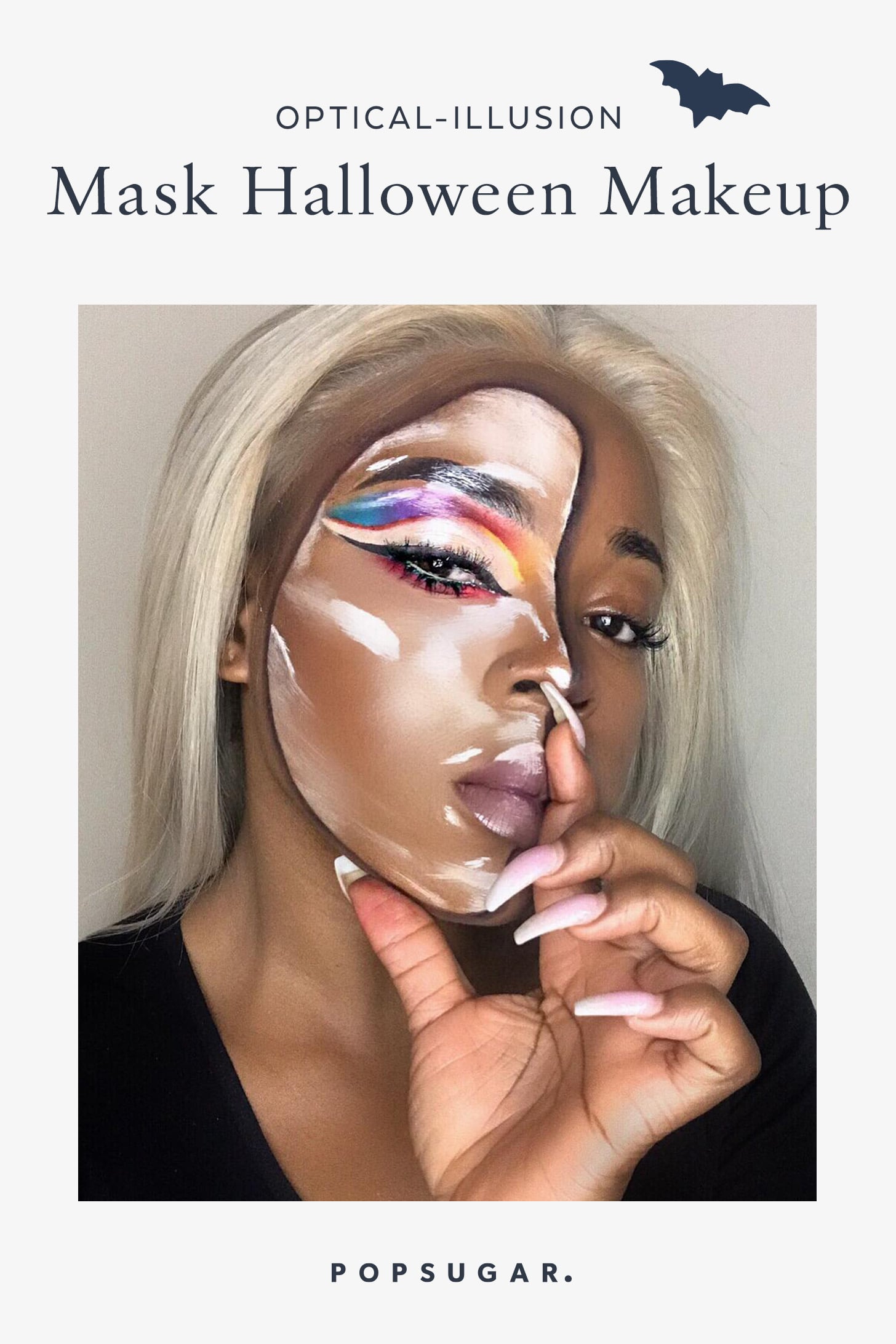 optical illusion mask