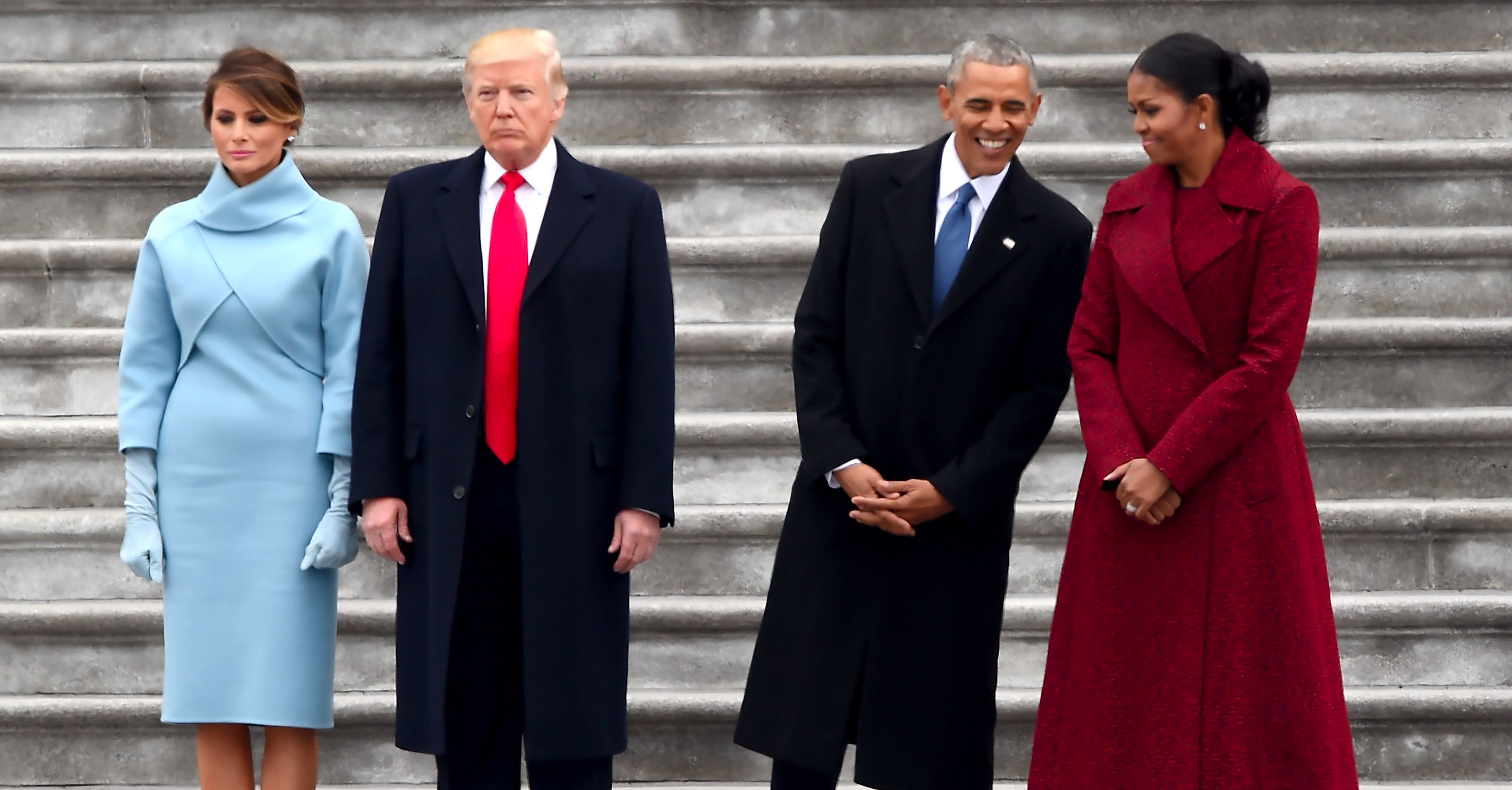 Inauguration Photo of Obamas and Trumps Next to Each Other | PS News
