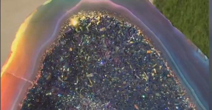 Rainbow Crystal Geode | POPSUGAR Smart Living