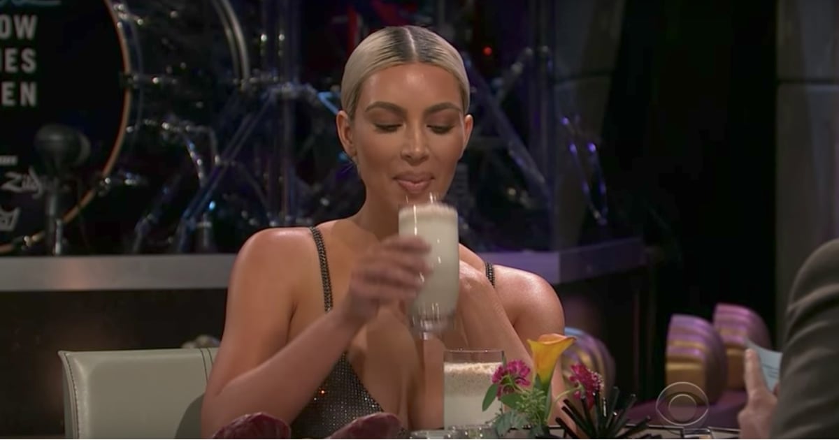 Kim Kardashian Playing Fill Your Guts or Spill Your Guts | POPSUGAR ...