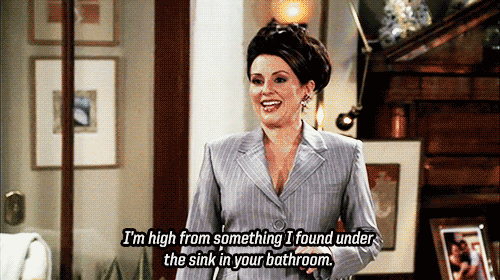 Karen Walker GIFs | Will & Grace | PS Entertainment