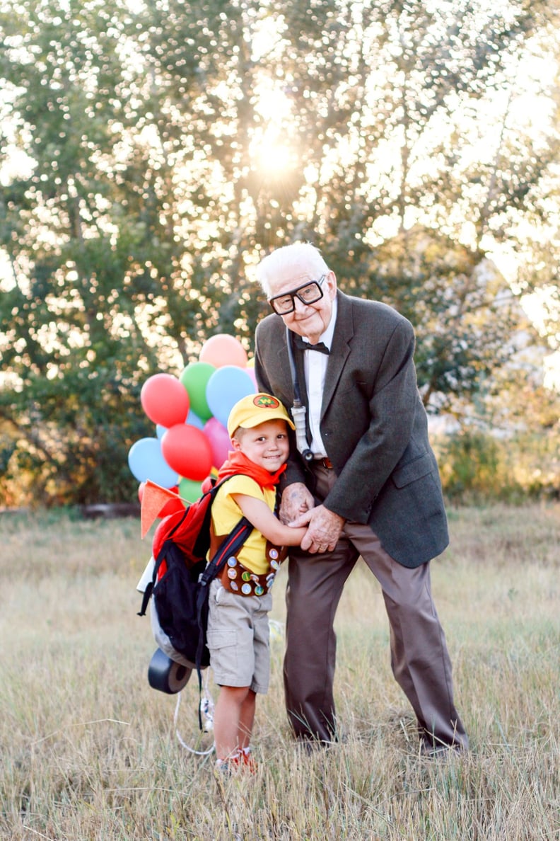 A Little Boy and His Grandpa Did an Up-Inspired Photo Shoot | PS Family