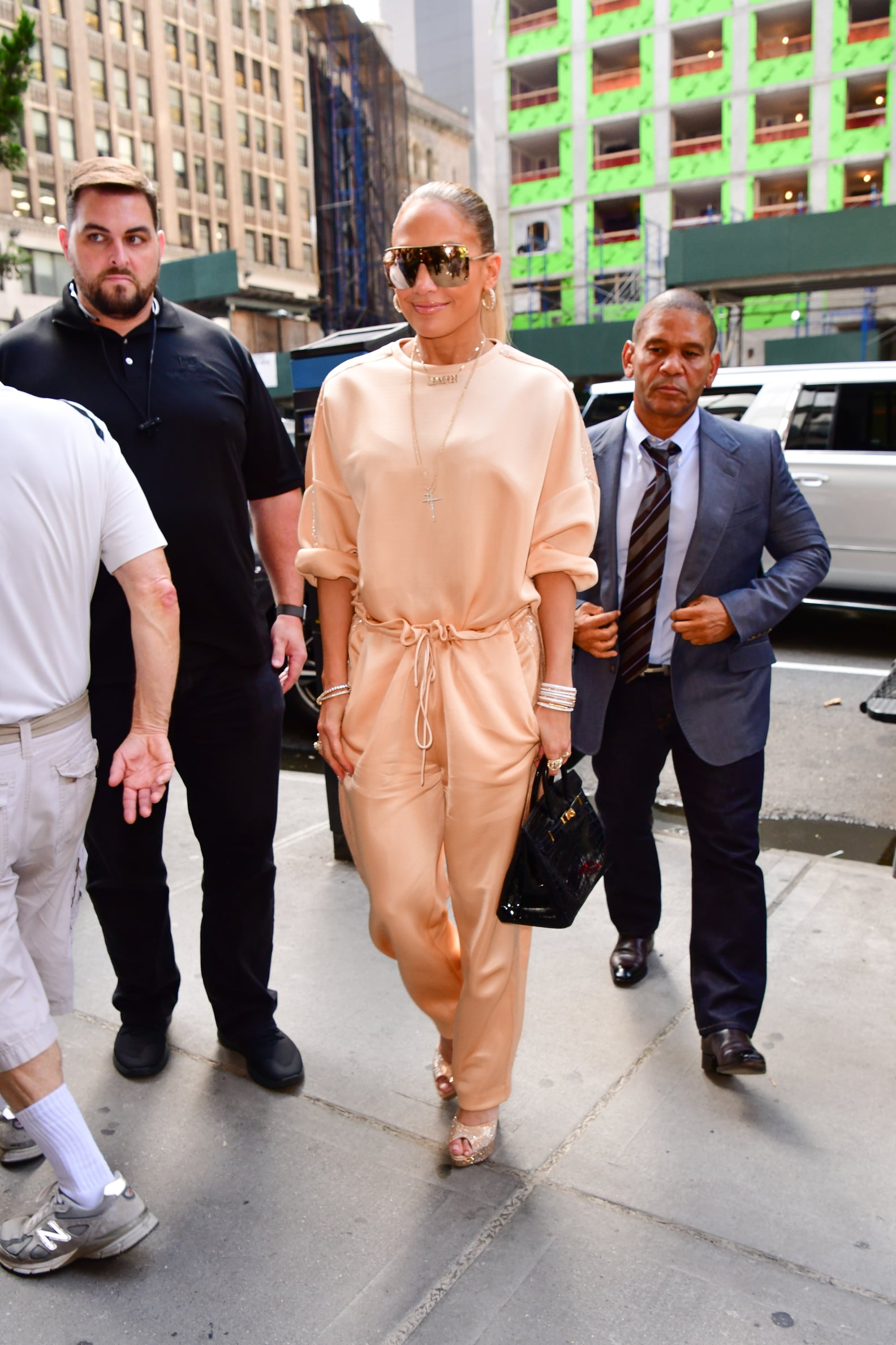 Jennifer Lopez's Sally LaPointe Sweatpants | PS Fashion