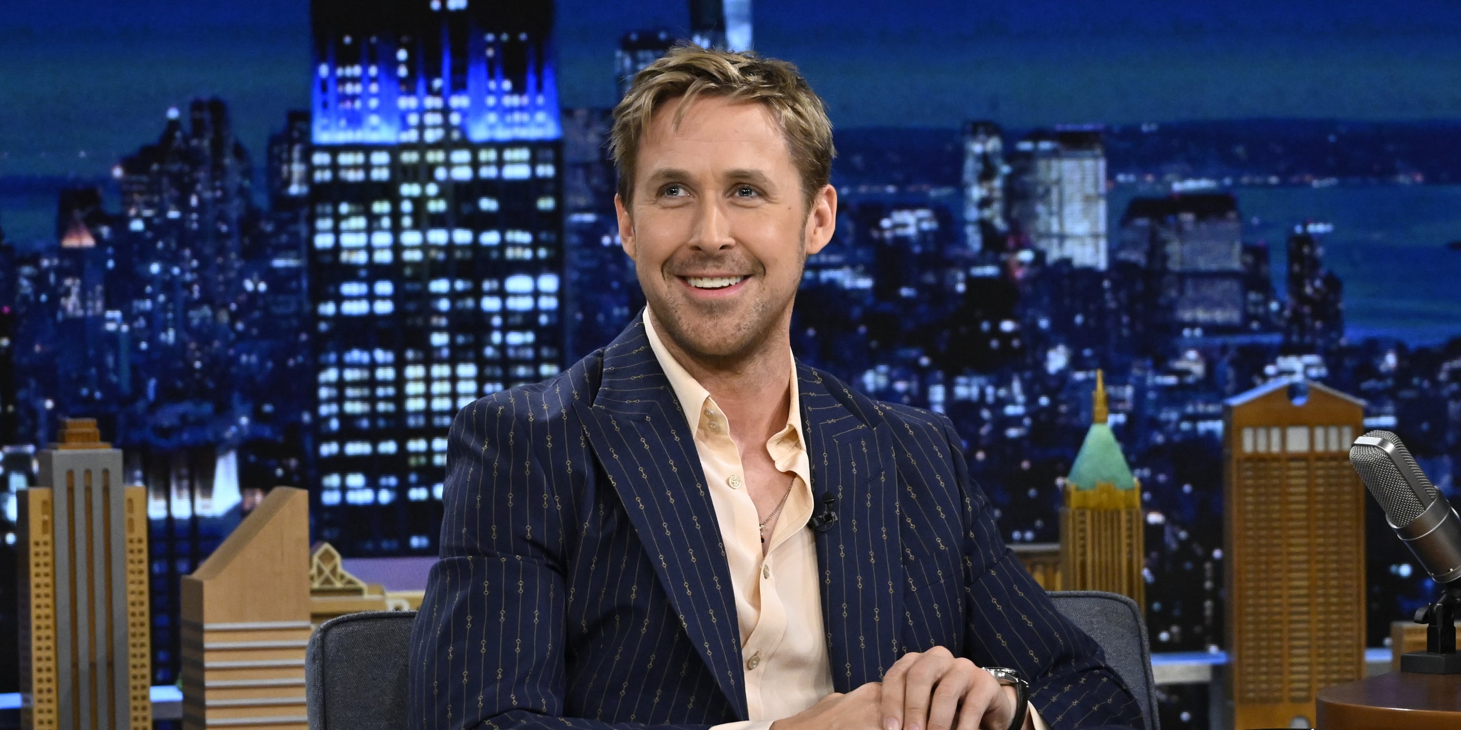 Ryan Gosling's Blond Highlights and Wavy Bangs | PS Beauty