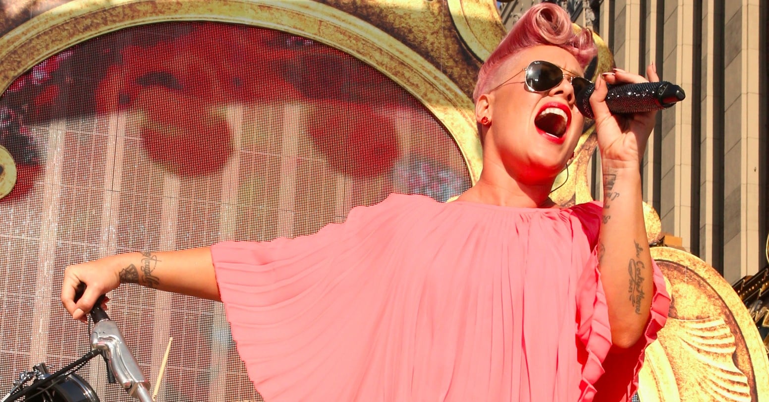 Pink and Sia Song "Waterfall" | POPSUGAR Entertainment