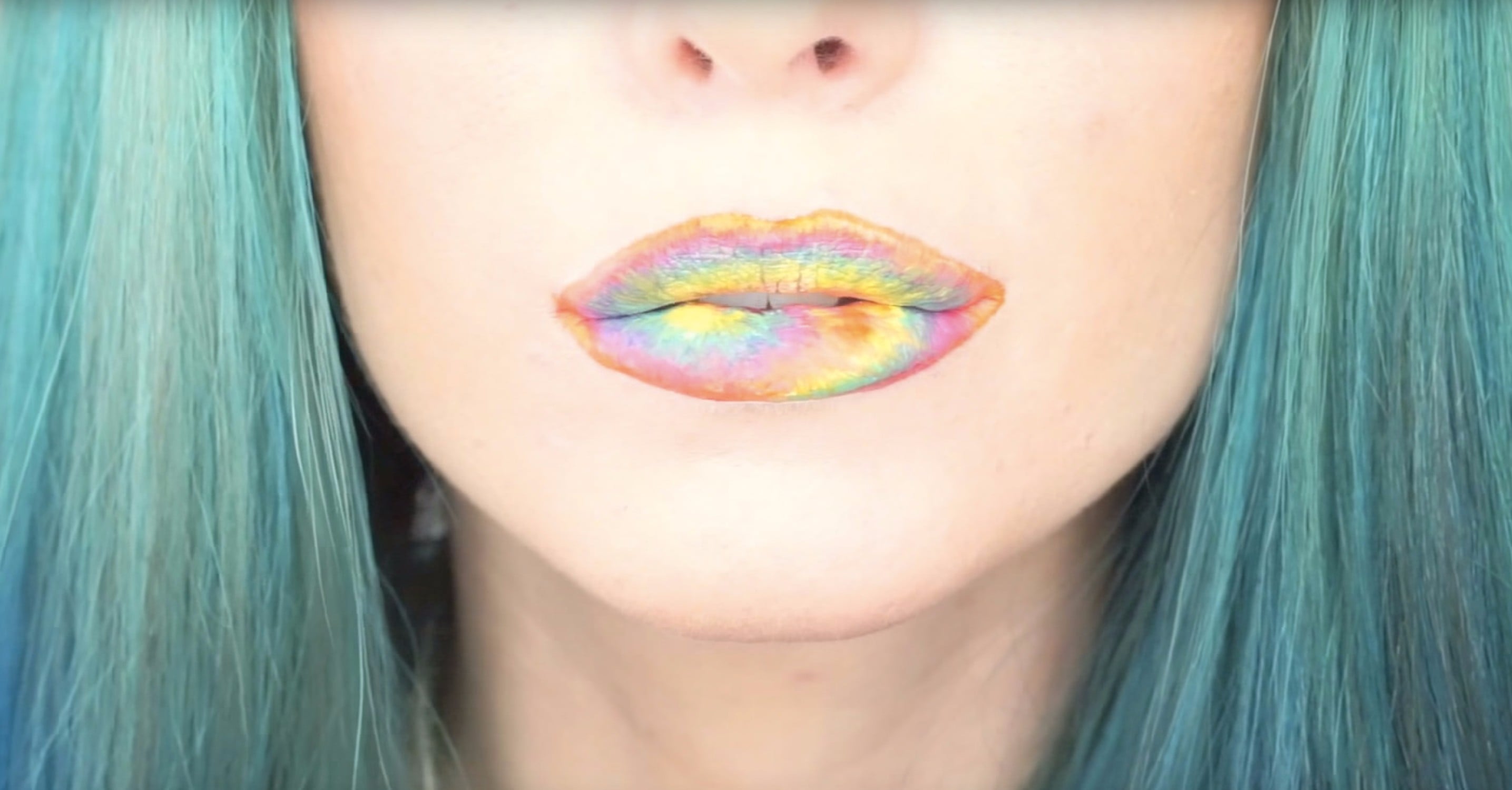 Tie-Dye Lip Art Ideas | PS Beauty