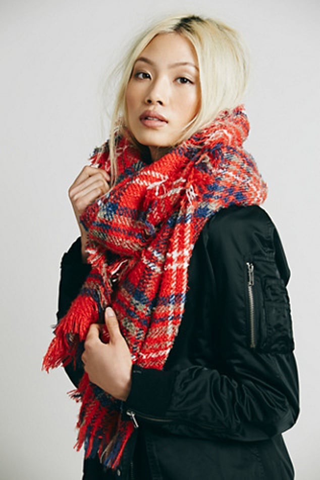 Oversize Plaid Scarves | PS Fashion