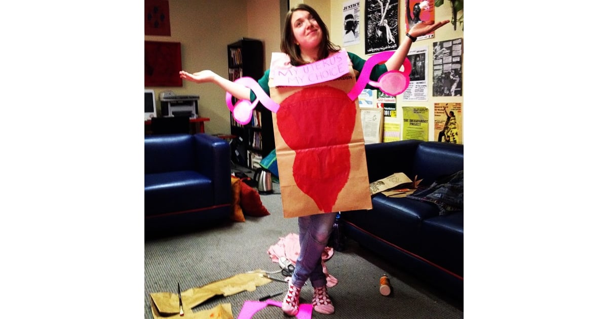 Another Version Of The Easy Diy Uterus Costume Thats Most Likely