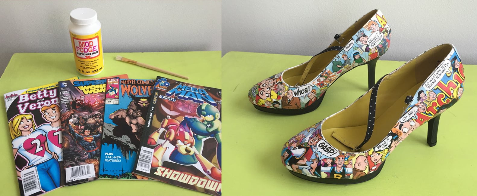 DIY Comic Book Shoes | PS Tech