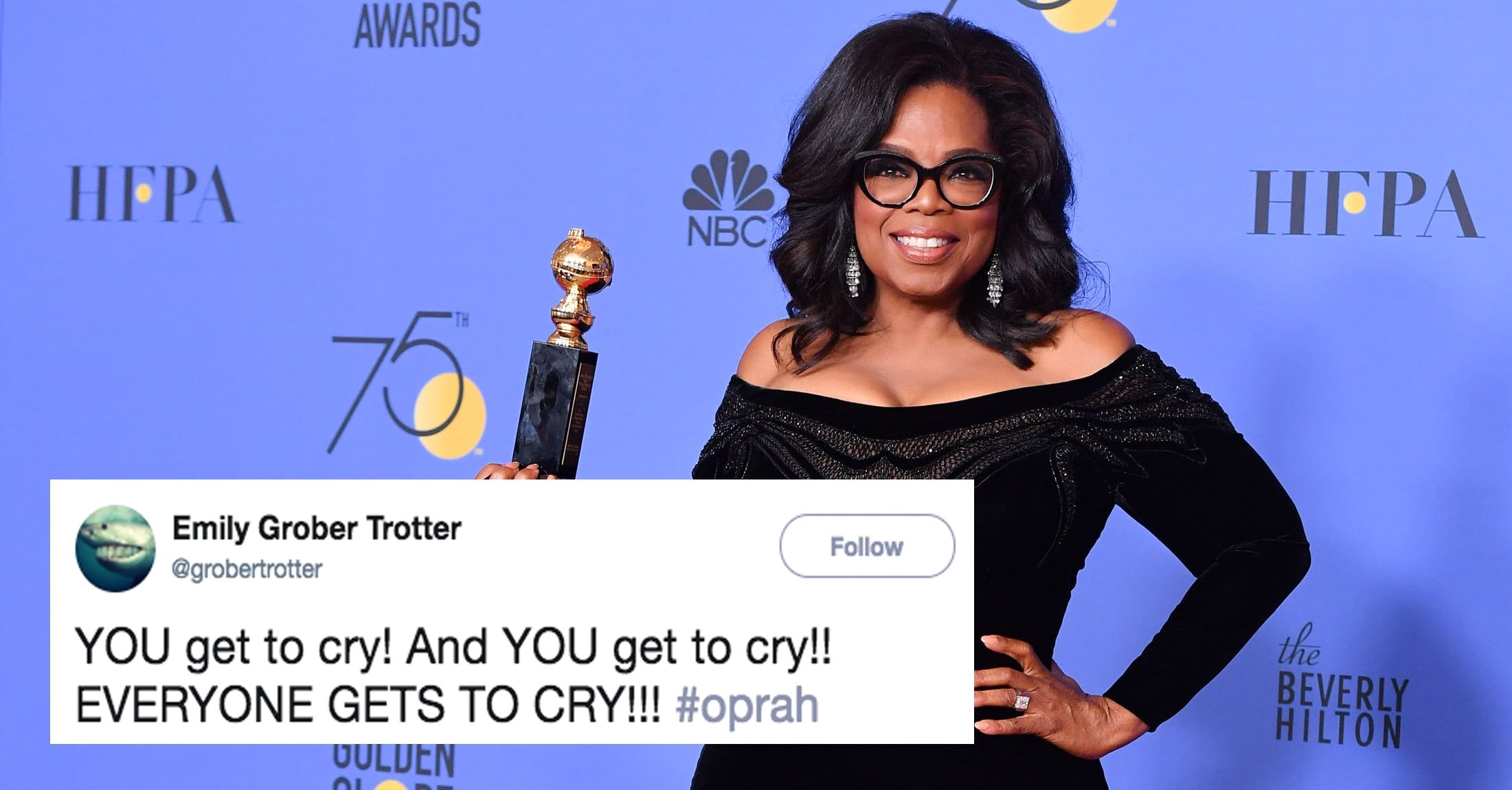 Twitter Reactions to Oprah's Golden Globes Speech 2018 | PS Celebrity