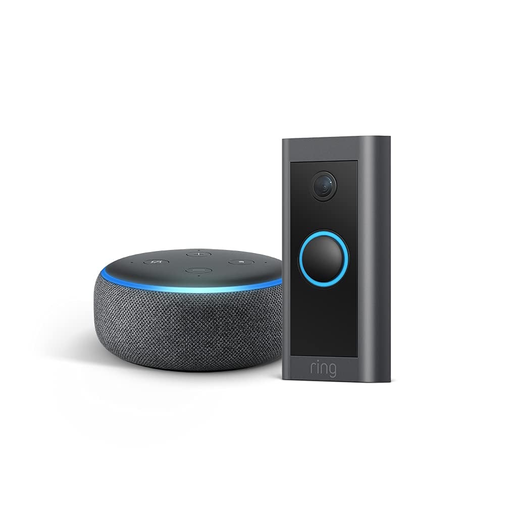 Ring Video Doorbell Wired Bundle With Echo Dot 3rd Gen Best Tech