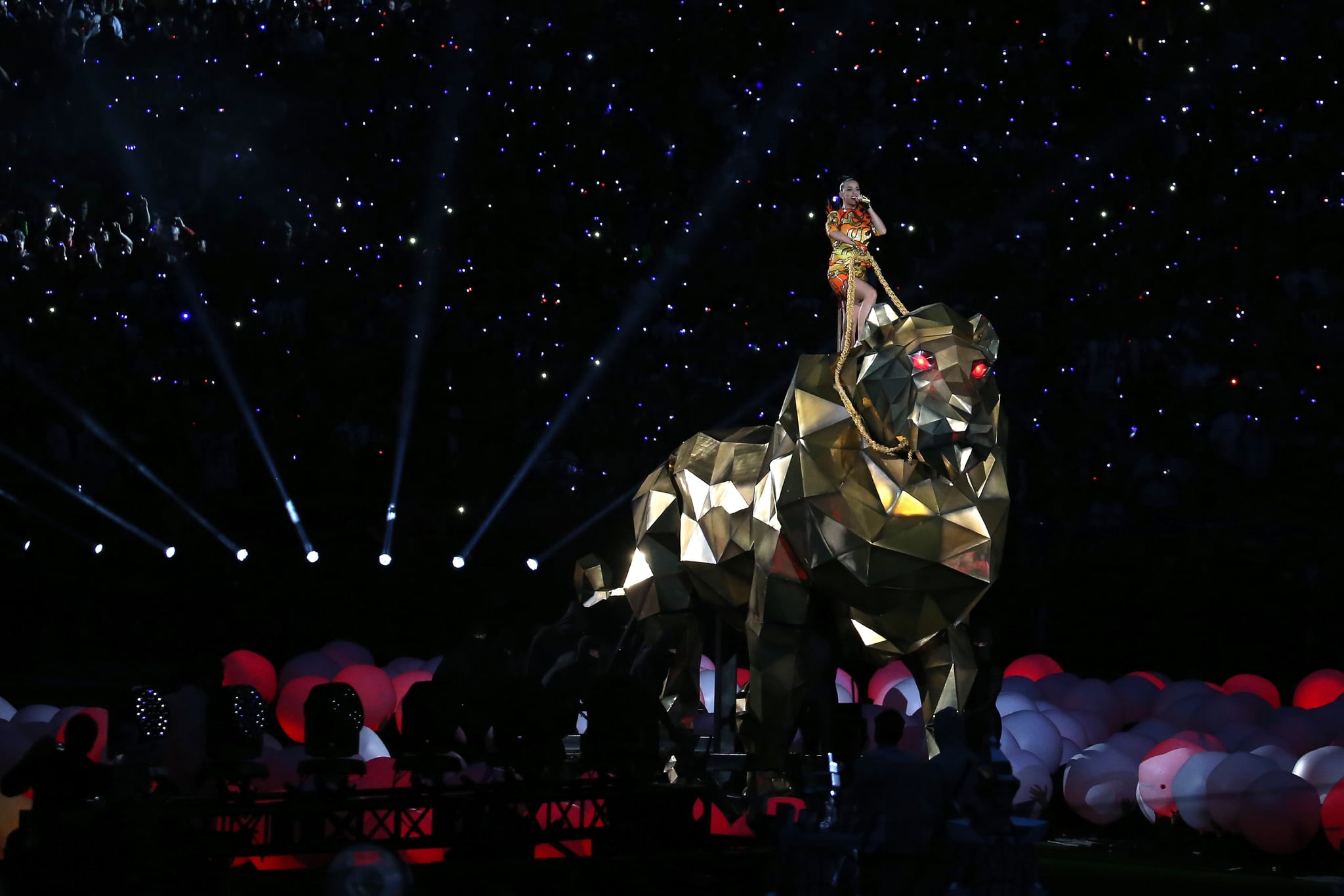 Super Bowl Halftime Katy Perry Elephant