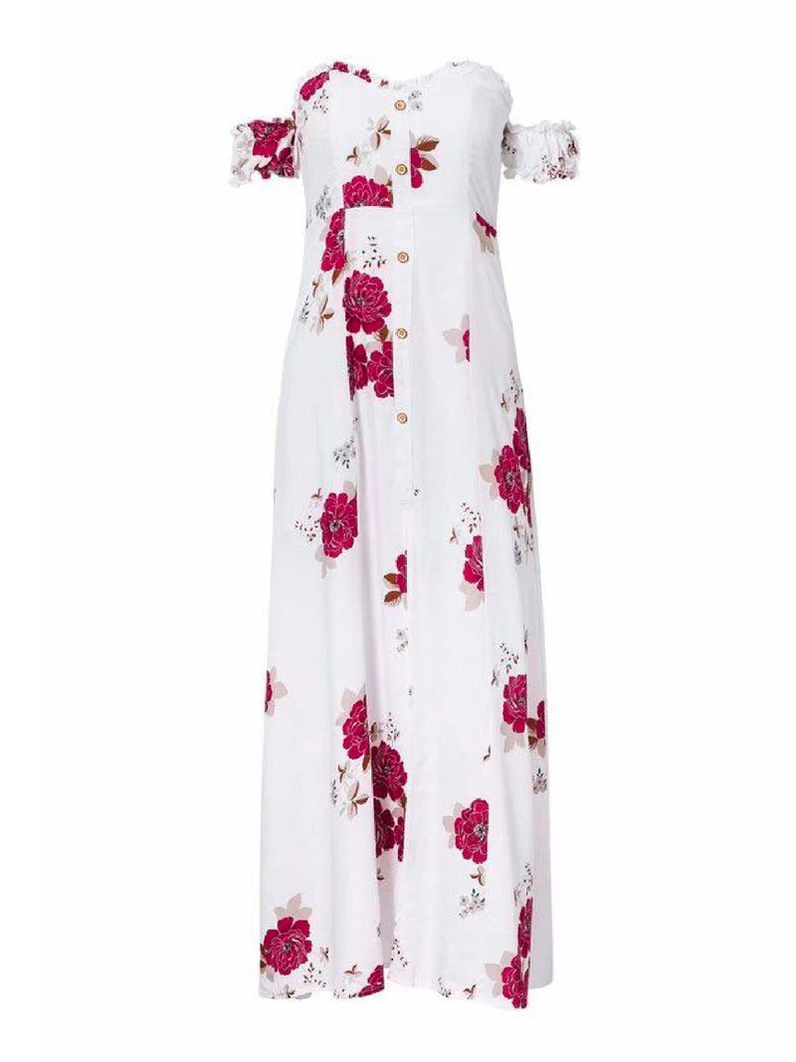 Bee Shaffer Wedding Ring and Floral Dress on Honeymoon | PS Fashion