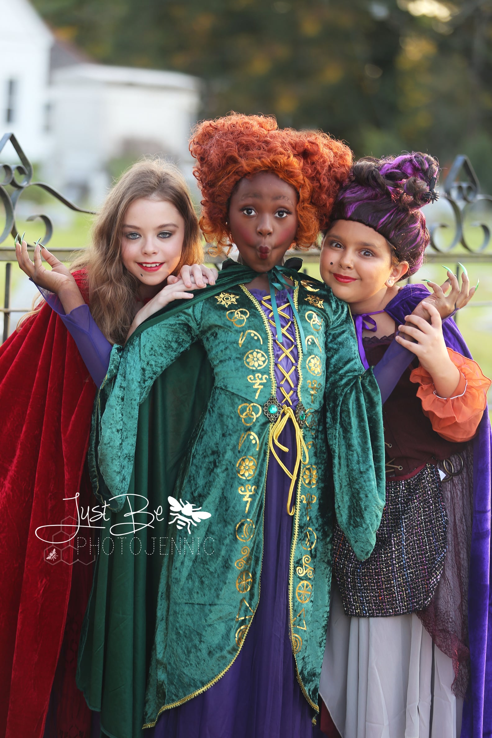 Girls Dressed Up as the Sanderson Sisters From Hocus Pocus | PS Family