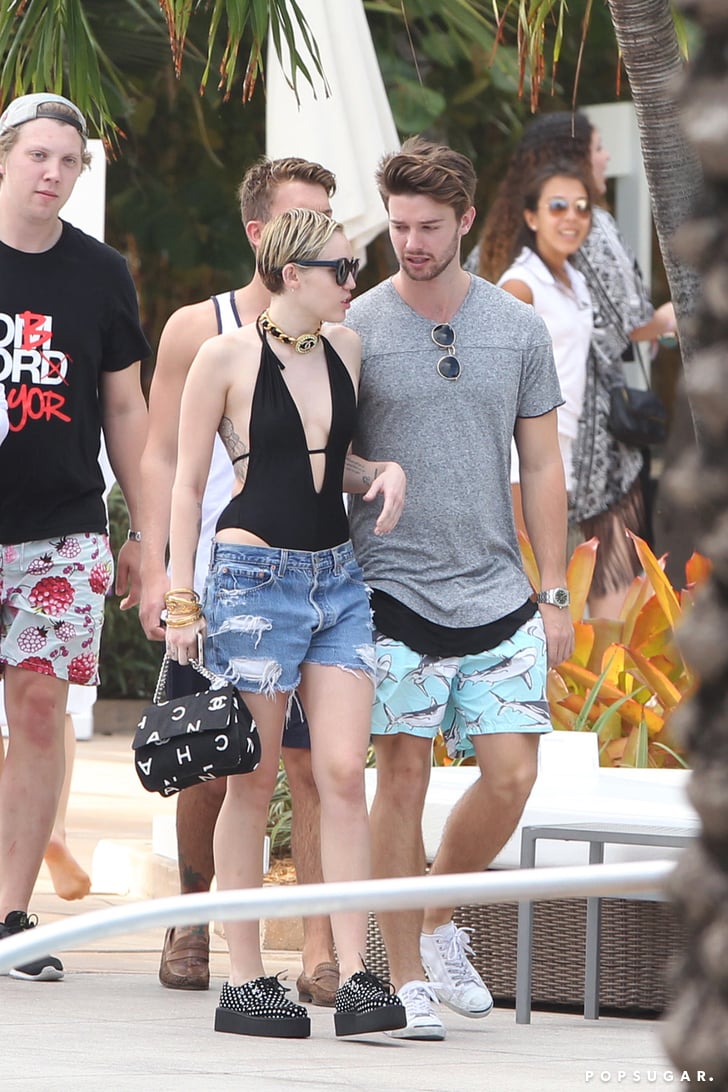 Miley Cyrus and Patrick Schwarzenegger Together in Miami | POPSUGAR ...
