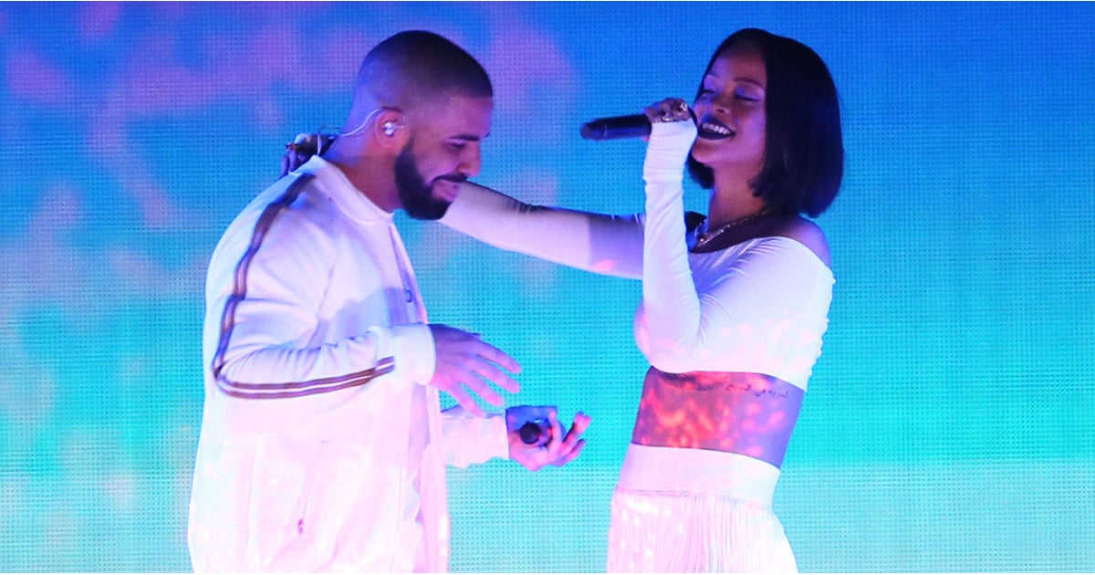 Drake and Rihanna Kissing on Stage September 2016 | POPSUGAR Celebrity