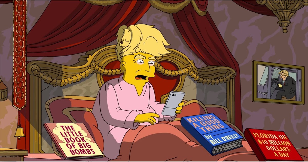 The Simpsons on Donald Trump's First 100 Days | POPSUGAR News