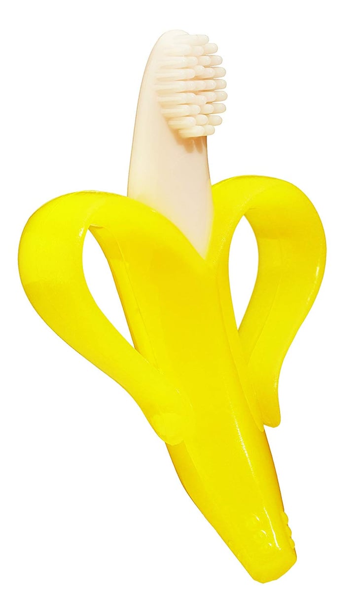 Banana Infant Training Toothbrush And Teether Stocking Stuffers For 1