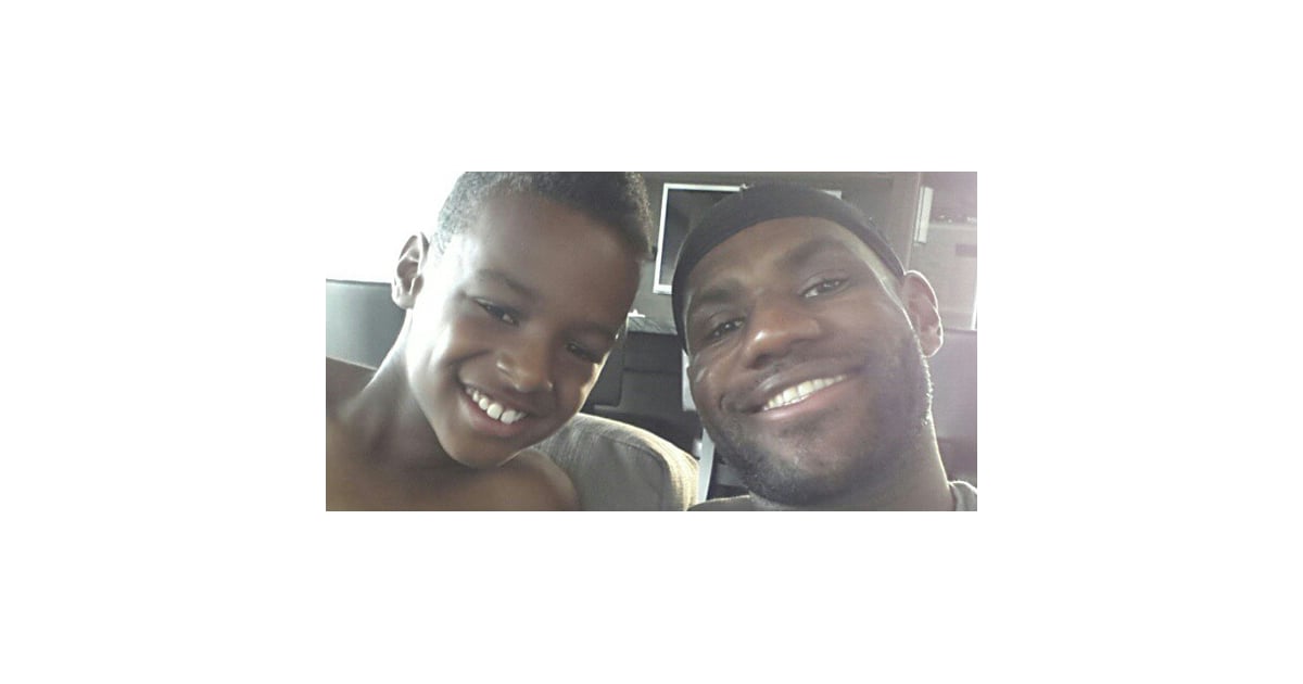 LeBron James Fishing With His Son | Video | POPSUGAR Celebrity