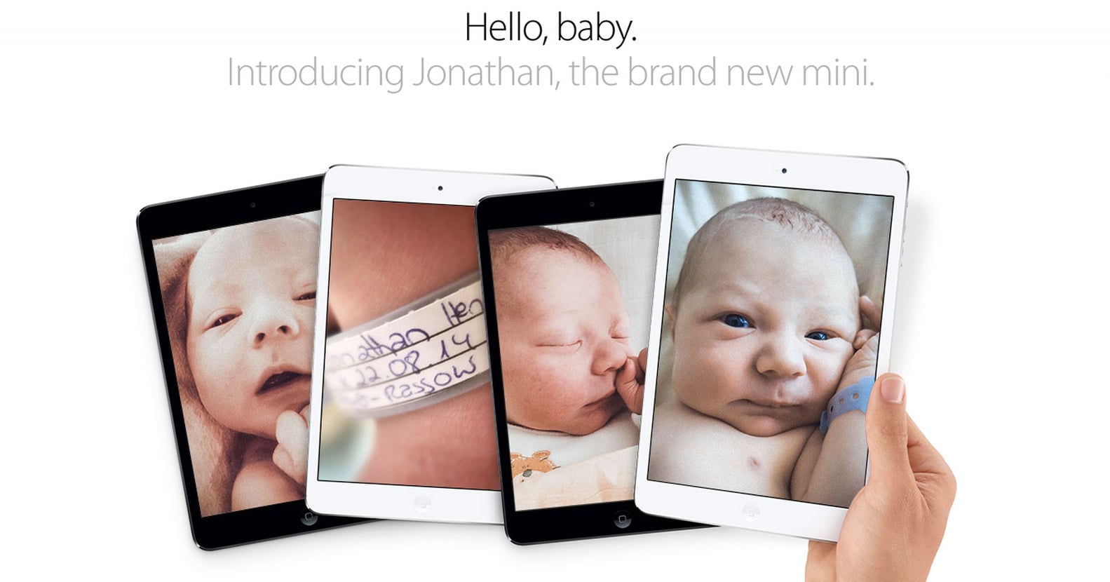 iPad-Themed Baby Announcement | PS Tech
