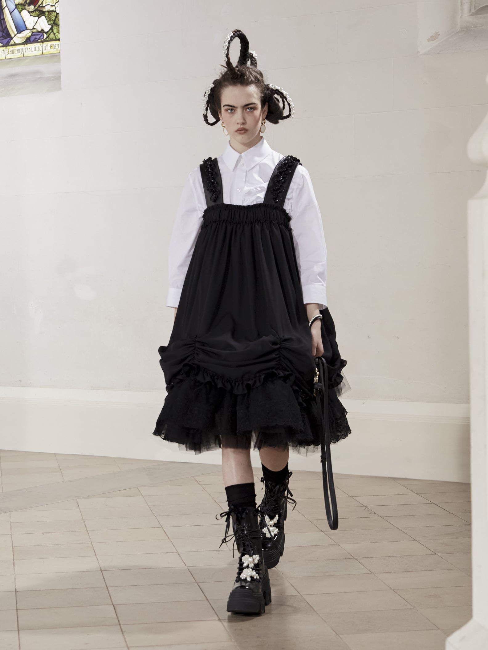 Simone Rocha Fall 2021 Features Patchwork and Regencycore | PS Fashion
