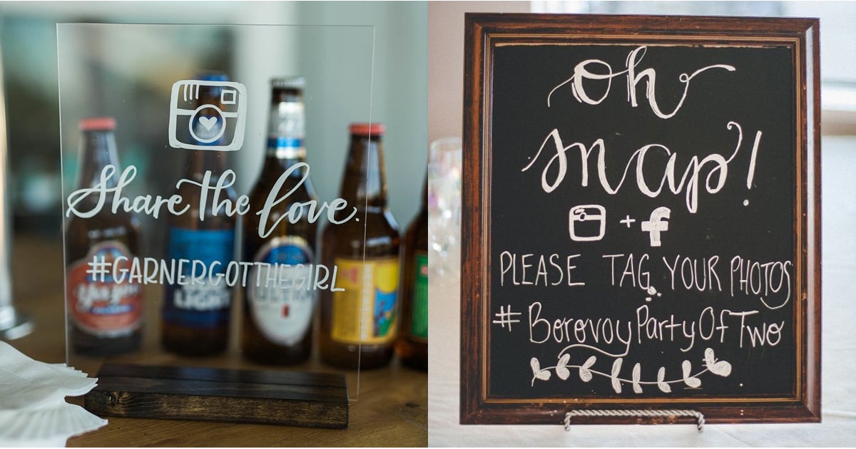 Unique Wedding Hashtag Ideas POPSUGAR Tech