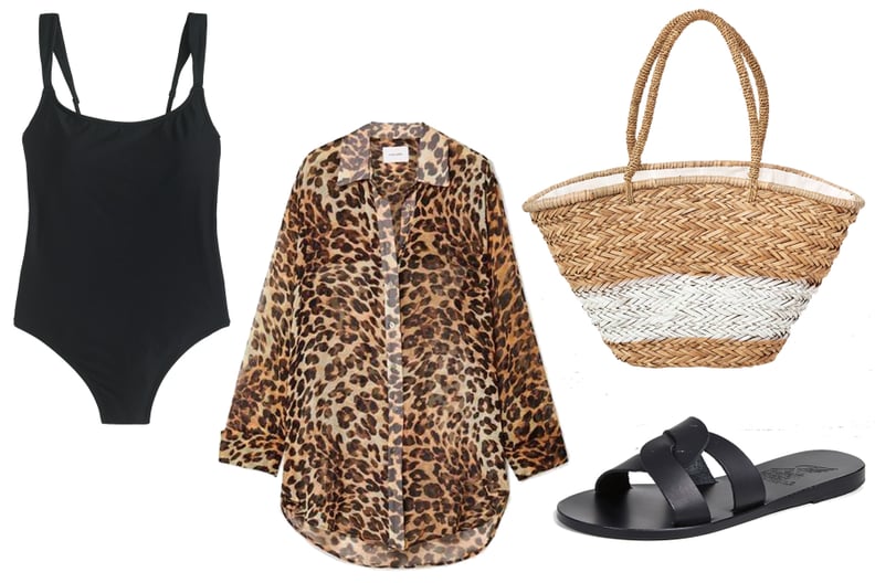 Leopard Print Outfit Ideas From Julia Restoin Roitfeld | POPSUGAR Fashion