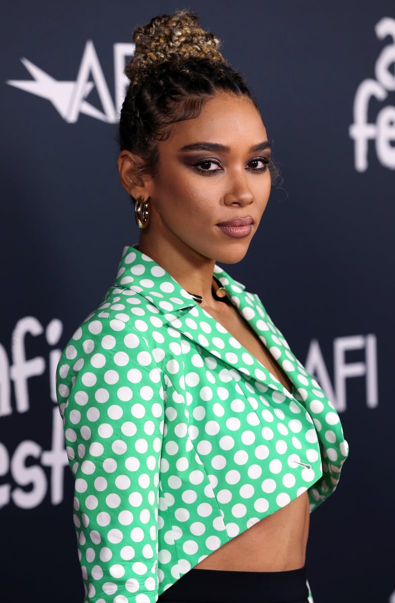 Alexandra Shipp Wears Christian Siriano Polka Dots and Skirt | PS Fashion
