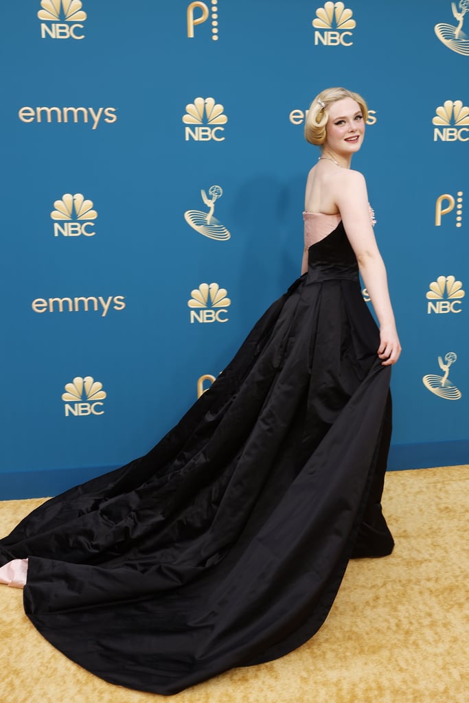 Elle Fanning Emmys Red Carpet Dress | Photos | POPSUGAR Fashion
