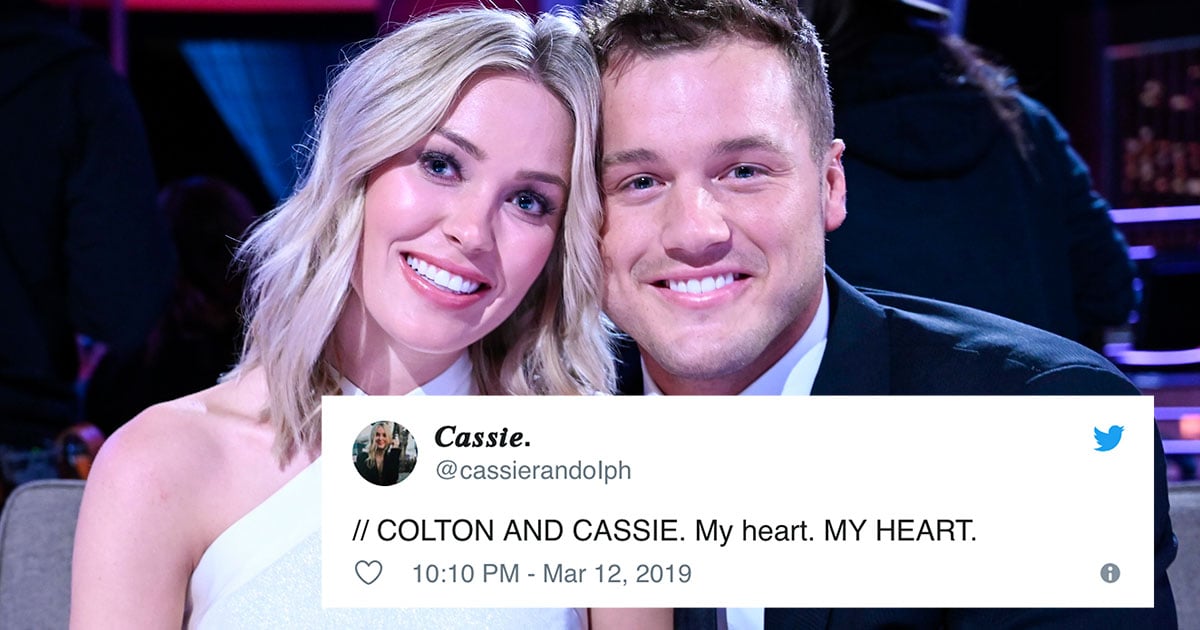Tweets and Memes About Colton Picking Cassie on The Bachelor | PS ...