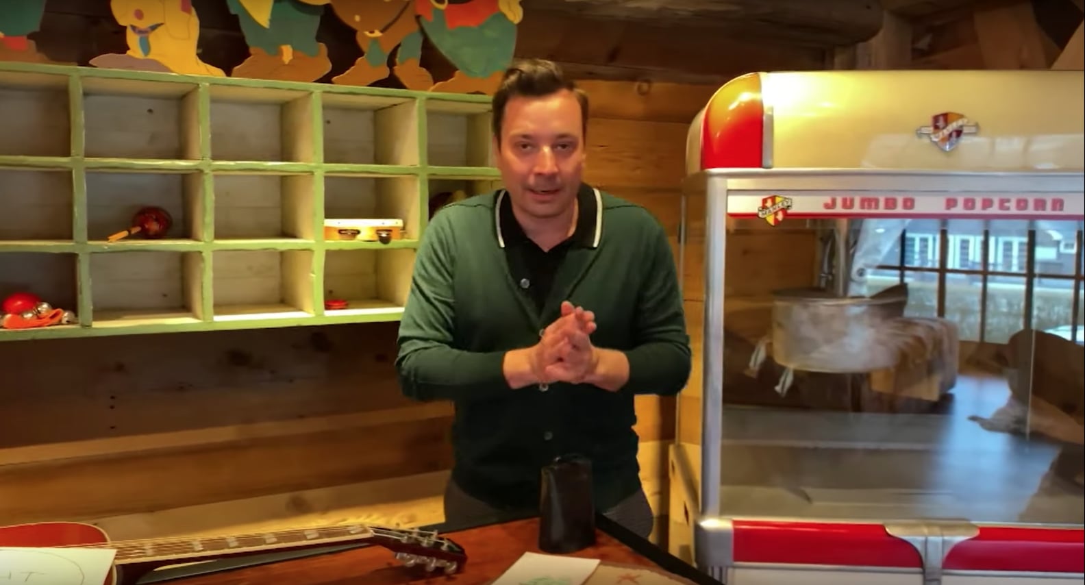 Jimmy Fallon Shows Off His Quirky House on The Tonight Show | POPSUGAR Home