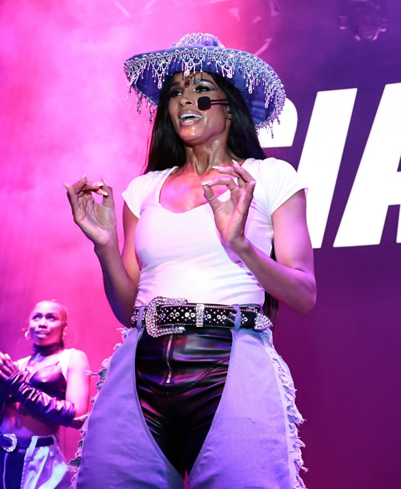 Ciara's Rhinestone French Manicure at SI Swim Party | PS Beauty