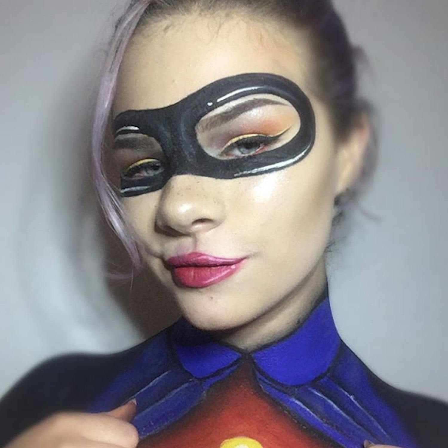 Batman Inspired Eye Makeup