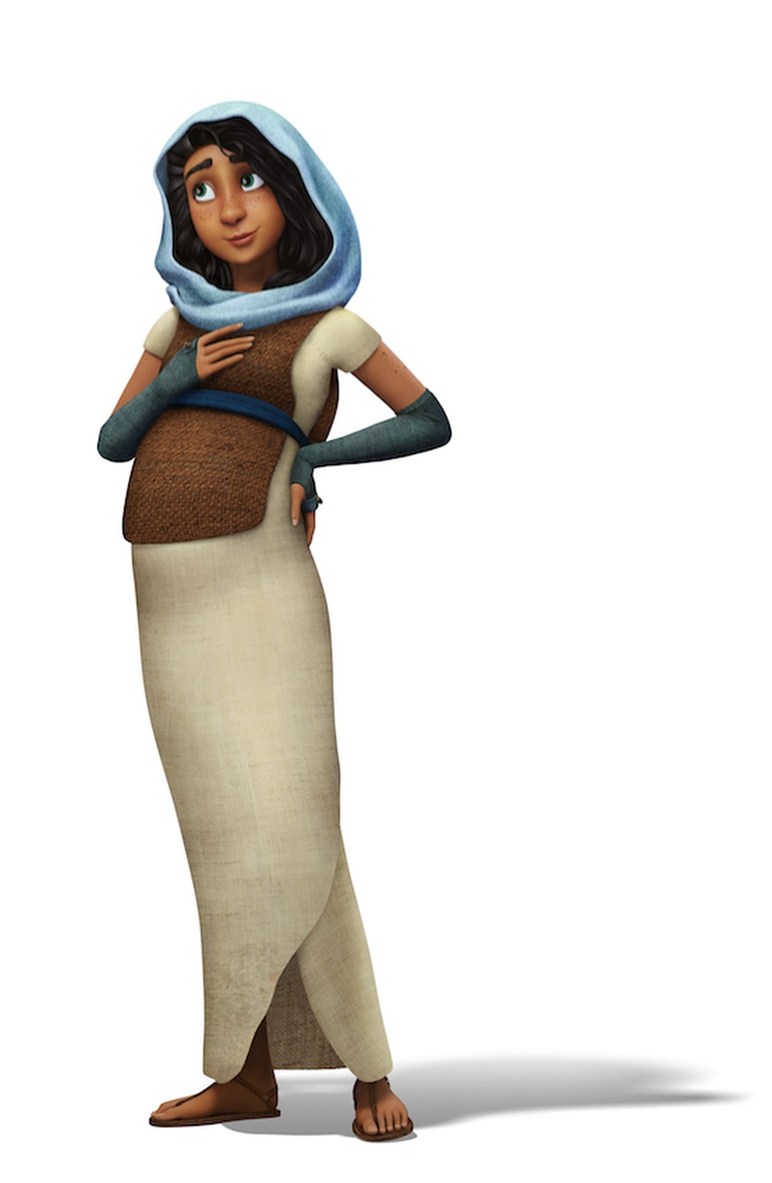 Gina Rodriguez as the Virgin Mary in The Star | PS Latina
