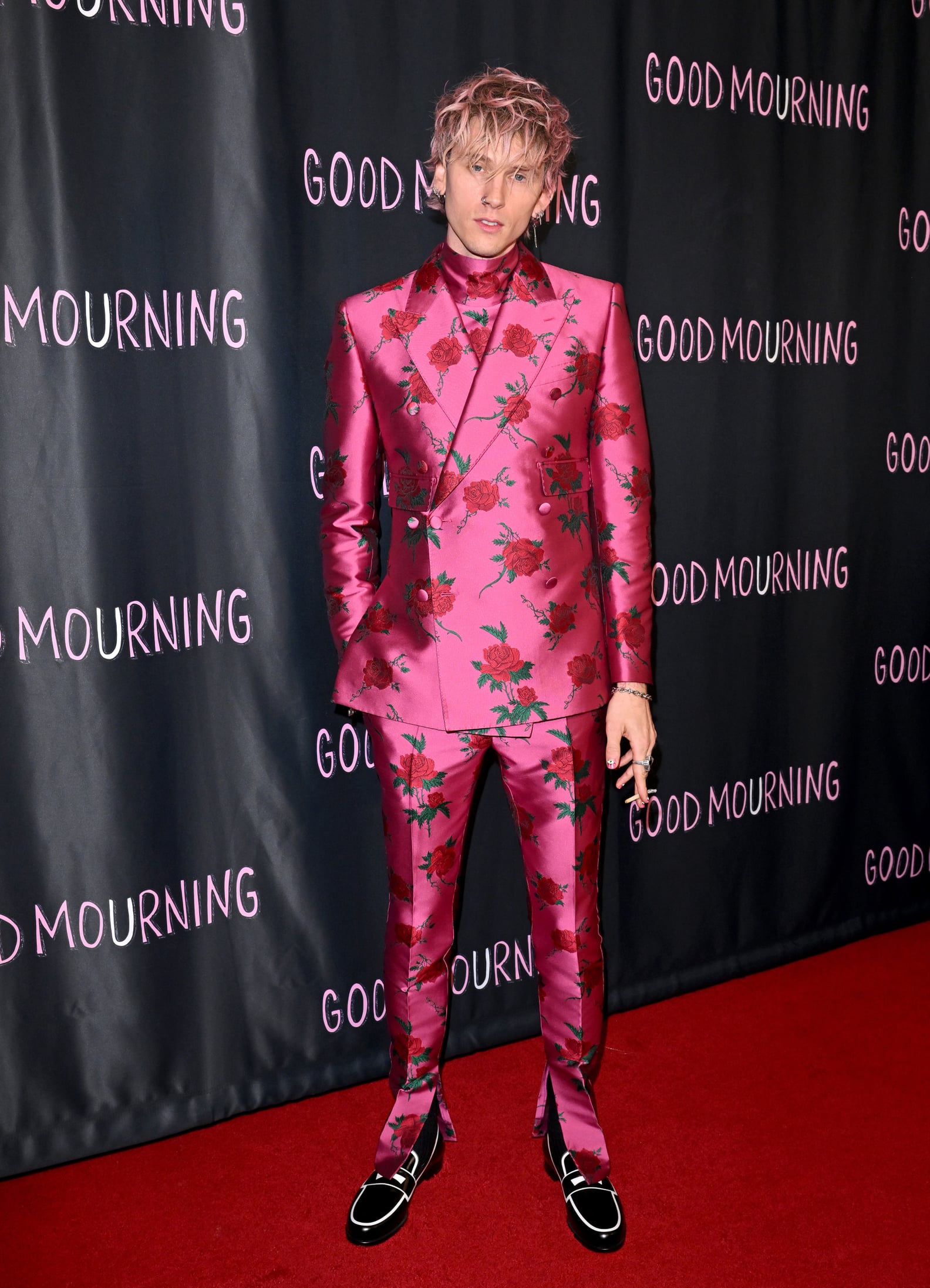 Megan Fox and MGK's Pink Outfits at Good Mourning Premiere | PS Fashion