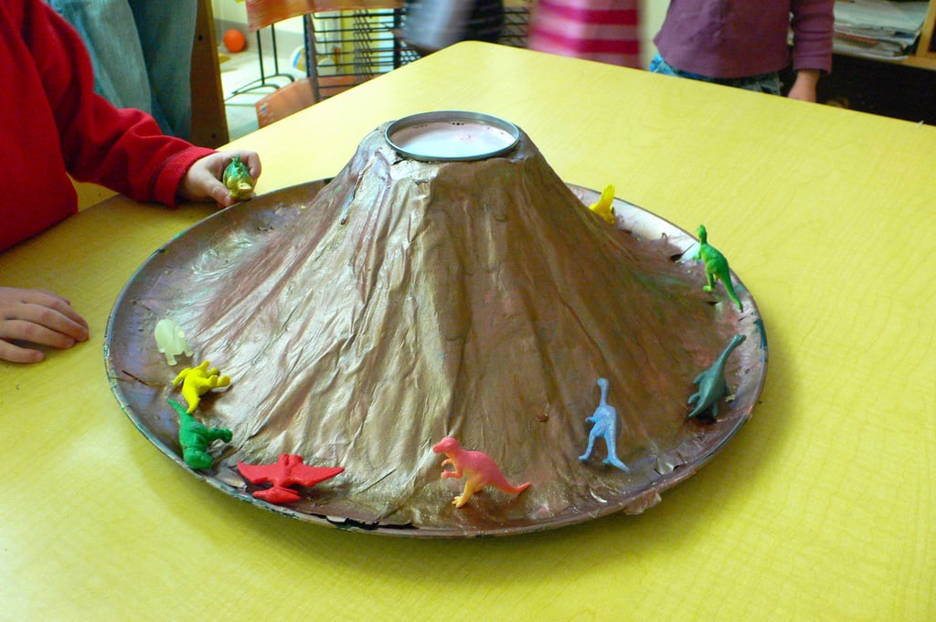 Make A Baking Soda And Vinegar Volcano Rainy Day Activities For Kids 