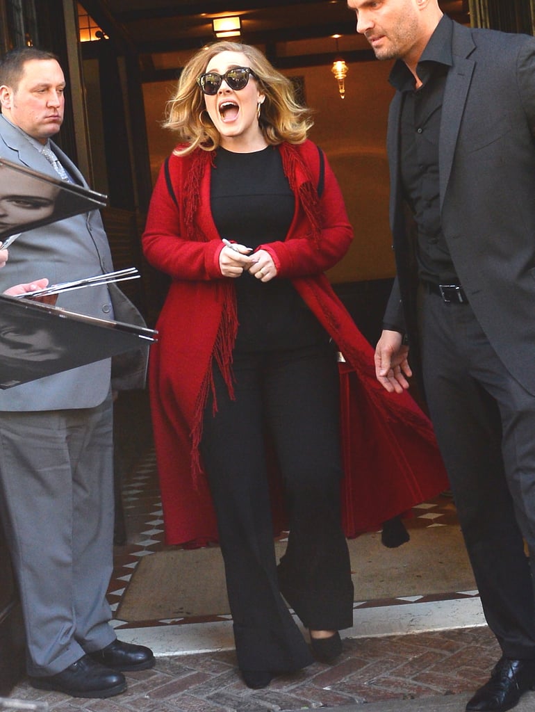 Adele Out in NYC After Her Album Release | POPSUGAR Celebrity