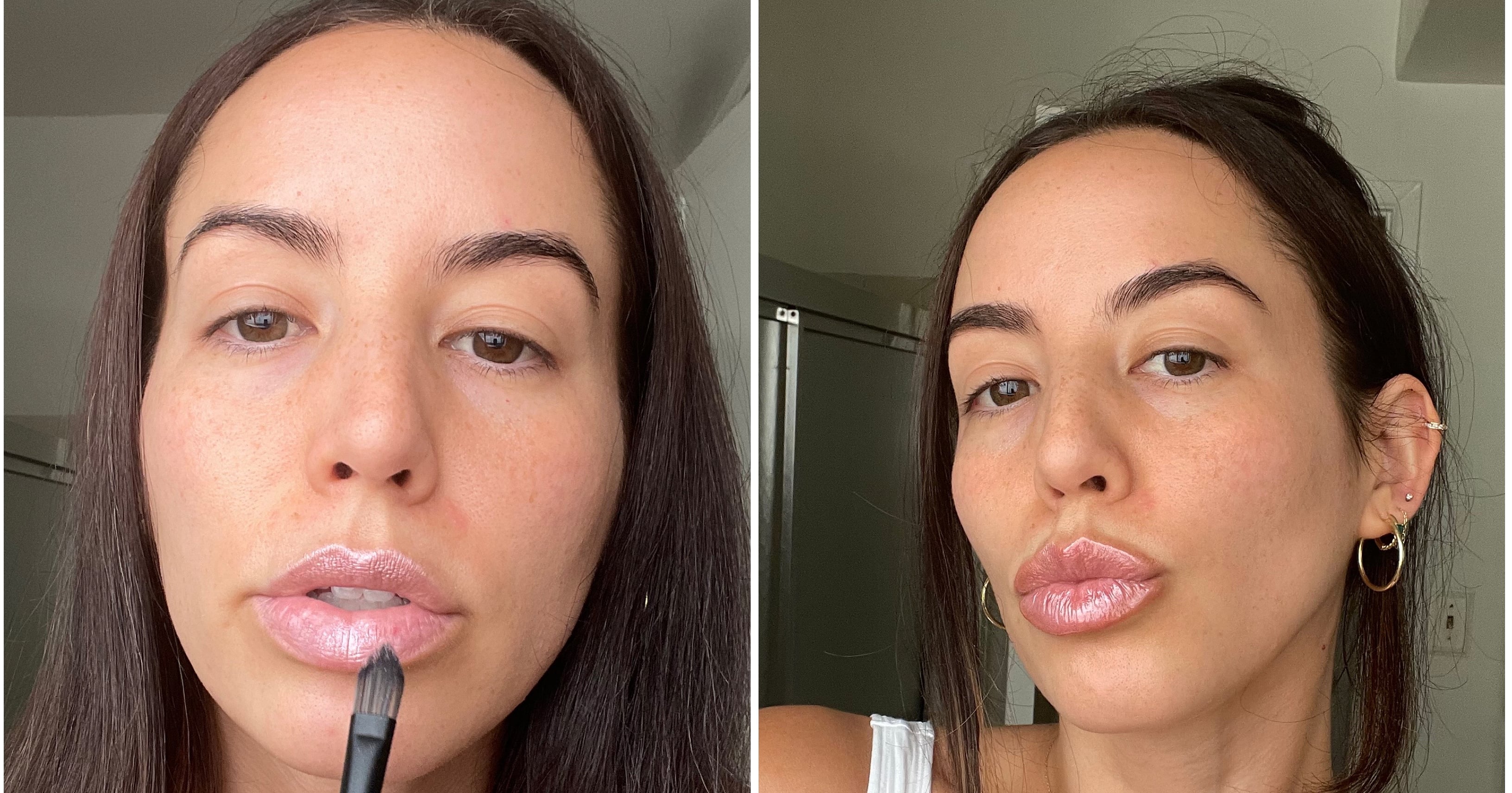 I Tried TikTok's Diamond Lips Makeup Hack: See Photos | PS Beauty