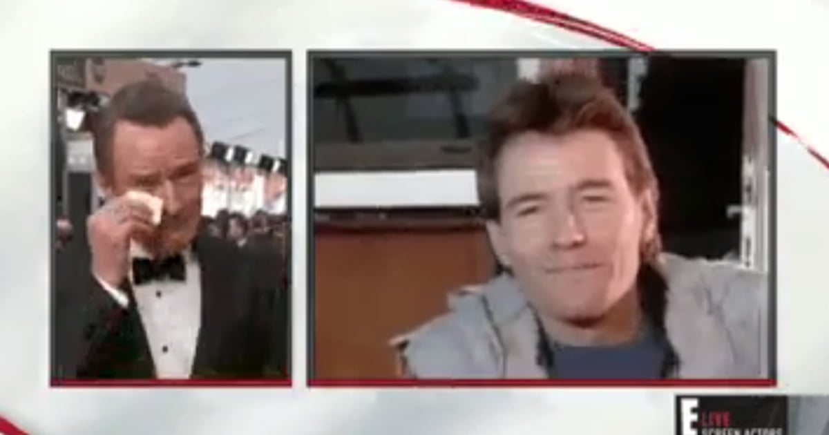 Bryan Cranston Cries at His Baywatch Clip | POPSUGAR Entertainment