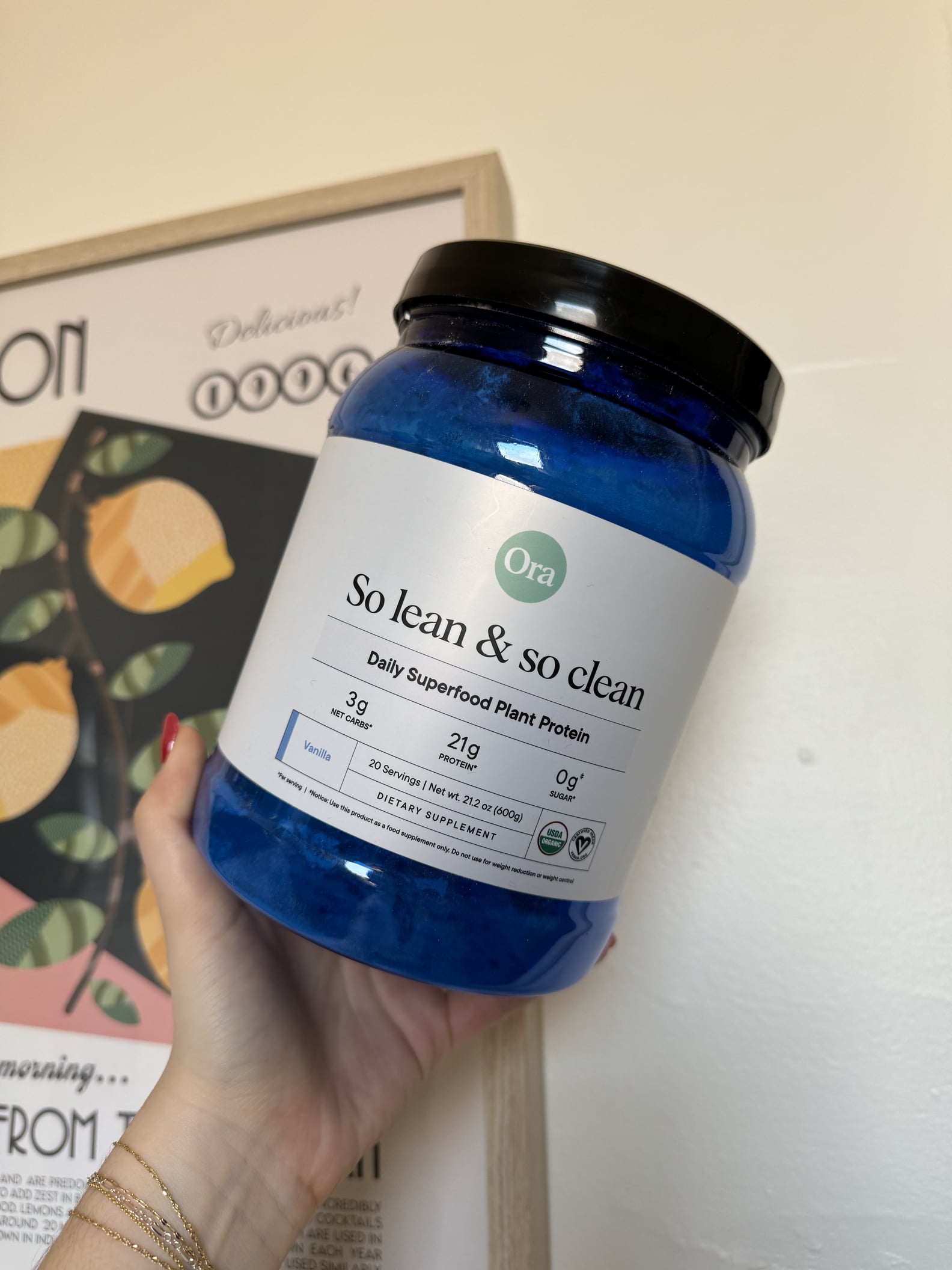 Ora Organic So Lean & So Clean Protein Powder Review | PS Nutrition