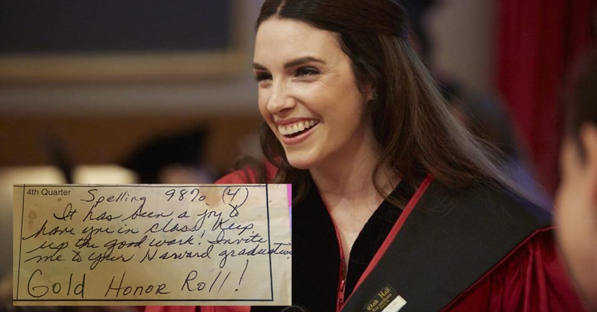 Woman Invites Middle School Teacher to Harvard Graduation | POPSUGAR Family