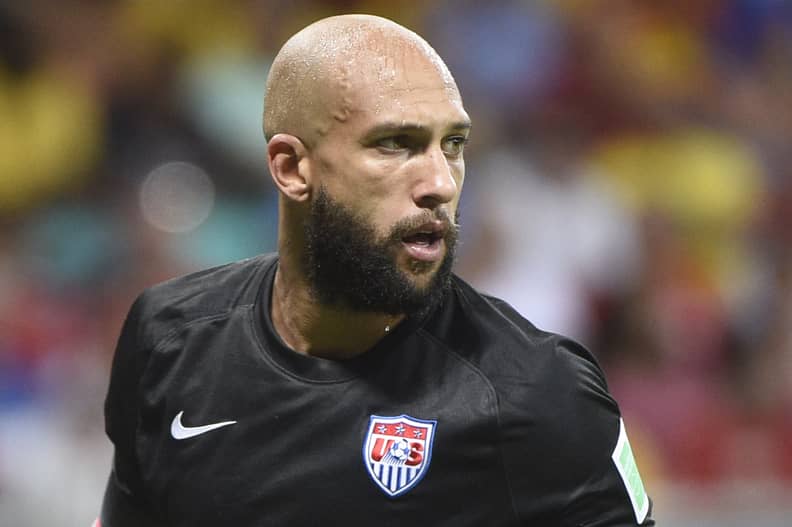 Tim Howard Shirtless