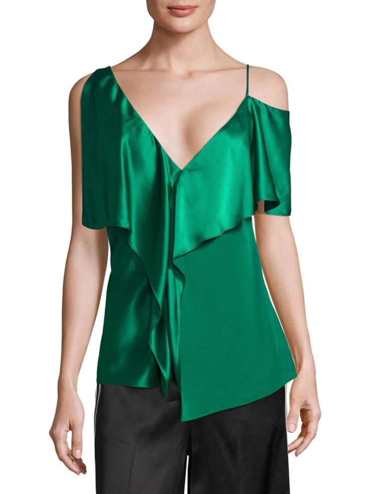 Asymmetrical Cold-Shoulder Tops | POPSUGAR Fashion