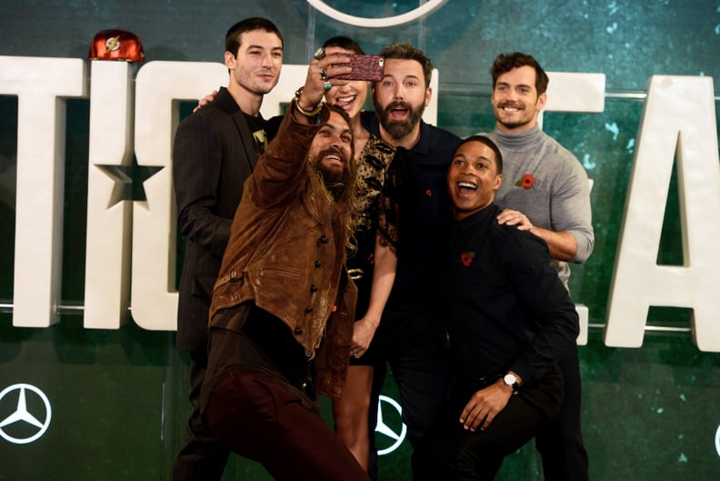 Justice League Cast Out in London November 2017 | POPSUGAR Celebrity
