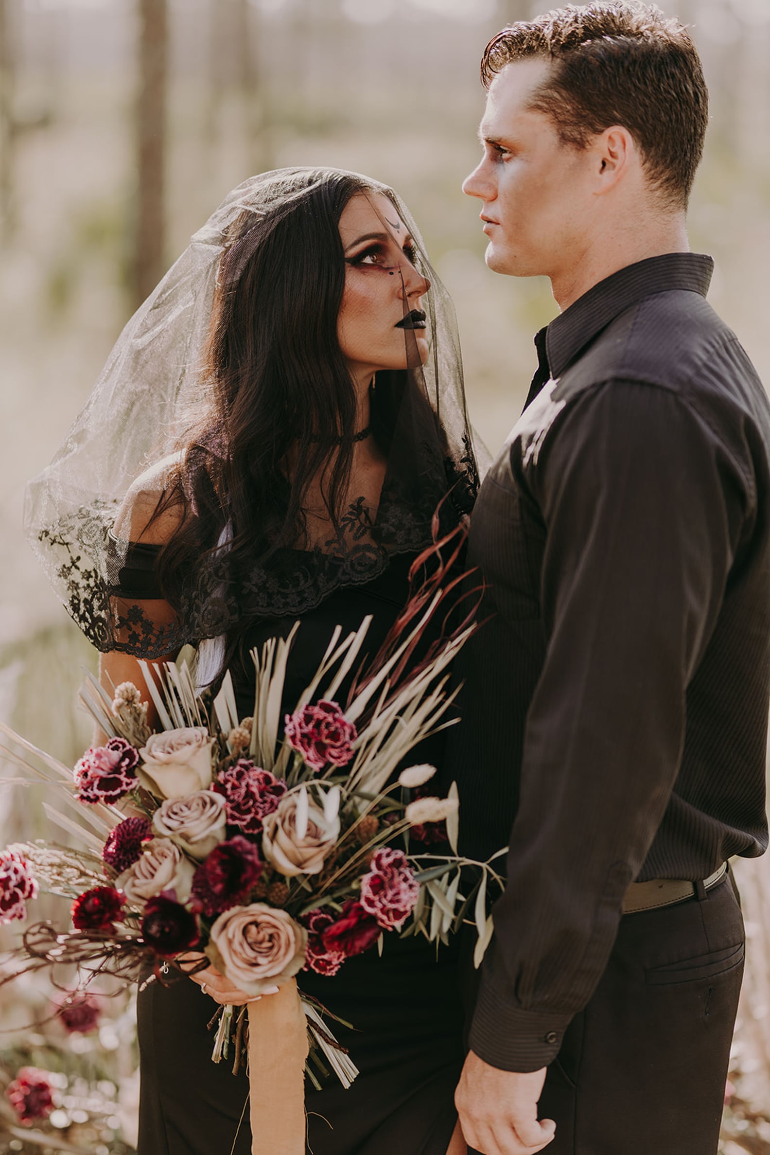 Witch-Inspired Halloween Wedding Shoot | PS Love