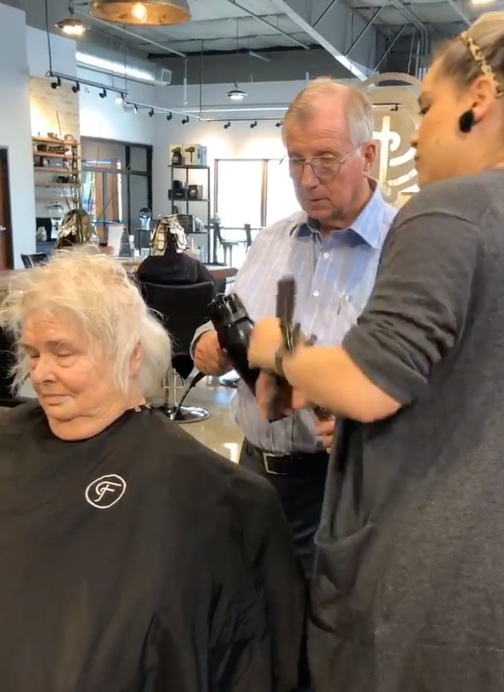 Man Learns How to Style Wife's Hair After Stroke | POPSUGAR Family